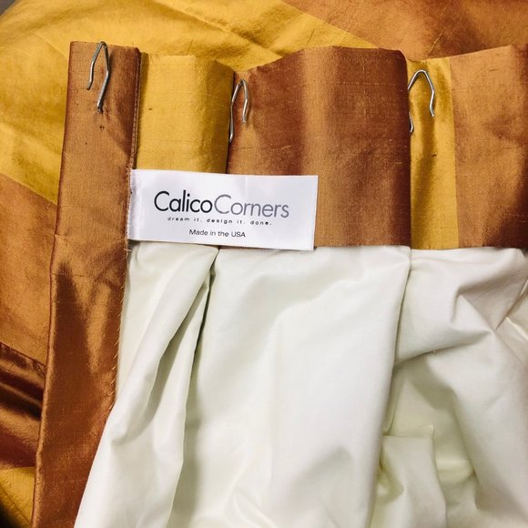 Calico Corners | Accents | Vintage Custom Calico Corners Silk Dupioni ...